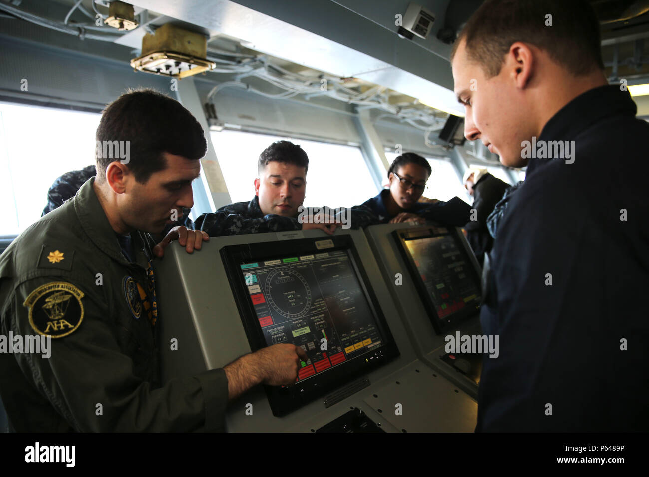 NEWPORT NEWS, Va. (Apr. 14, 2016) -- Lt. Cmdr. James Sullivan ...
