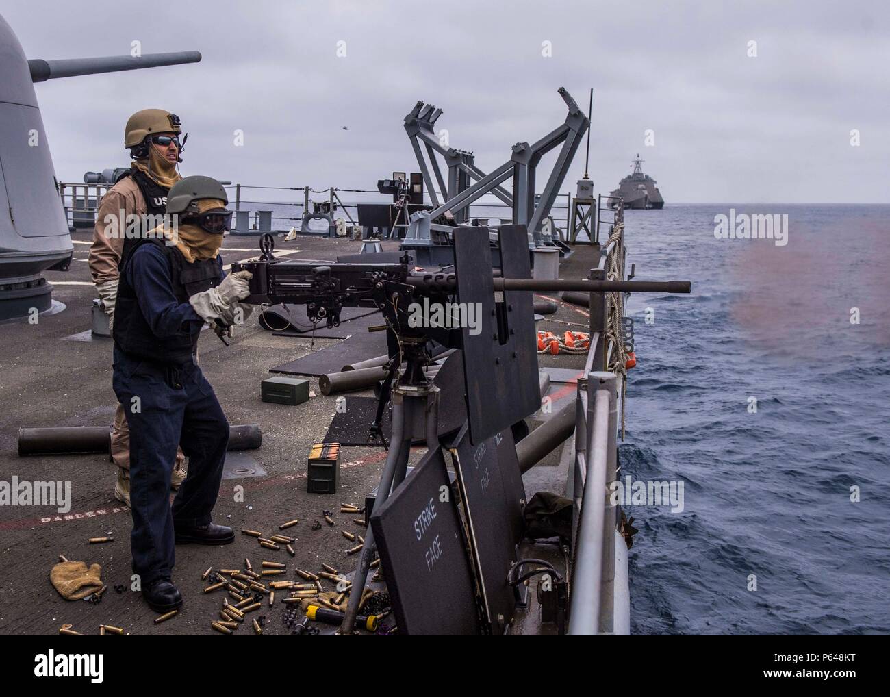 160407-N-FV739-790 PACIFIC OCEAN (April 6, 2016) Sailors conduct live ...
