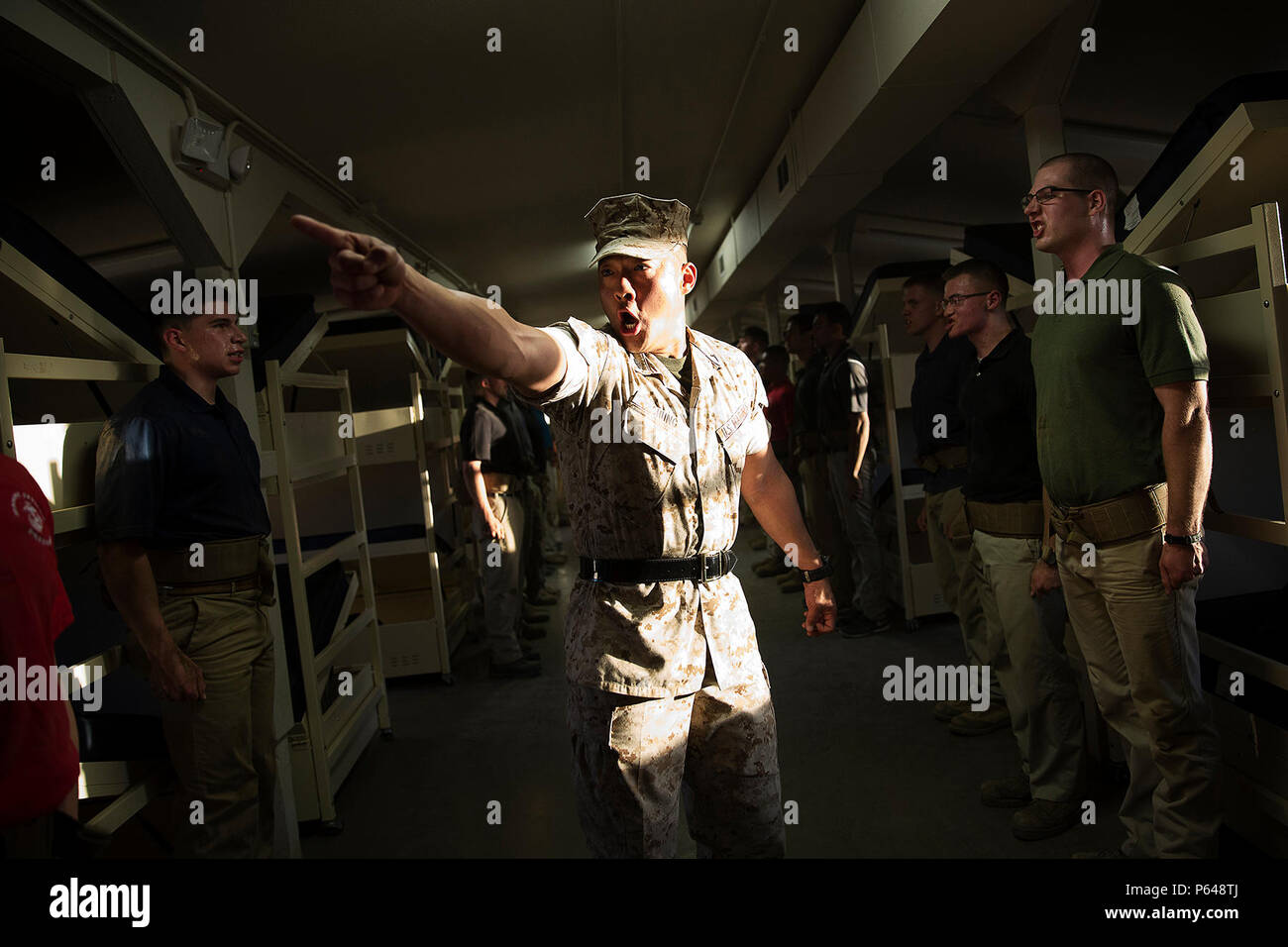 Staff Sgt. Keun Chung, a sergeant instructor at the Marine Corps ...