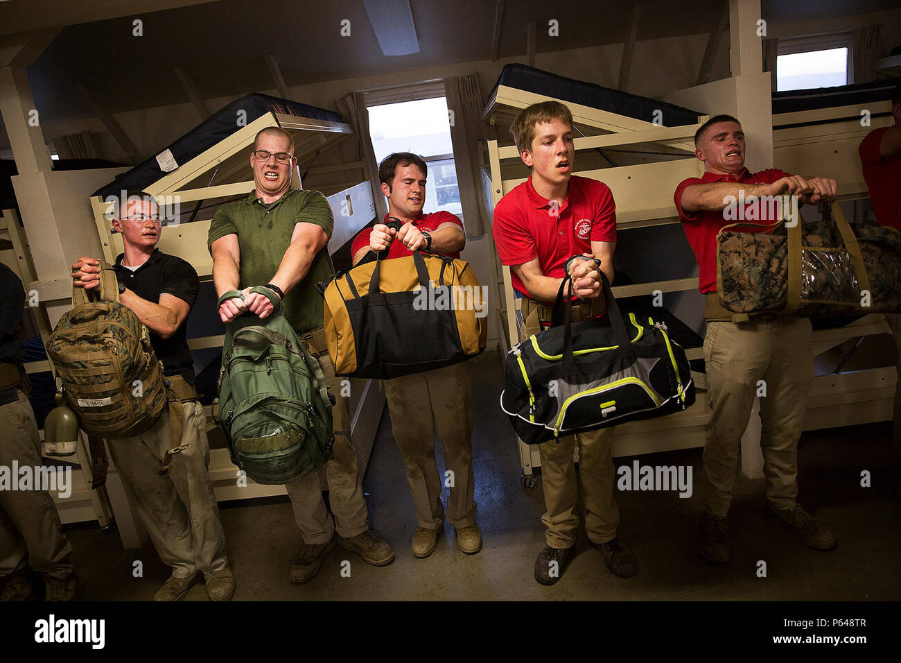 Marine Corps officer candidates from Washington, Idaho and Montana hold ...