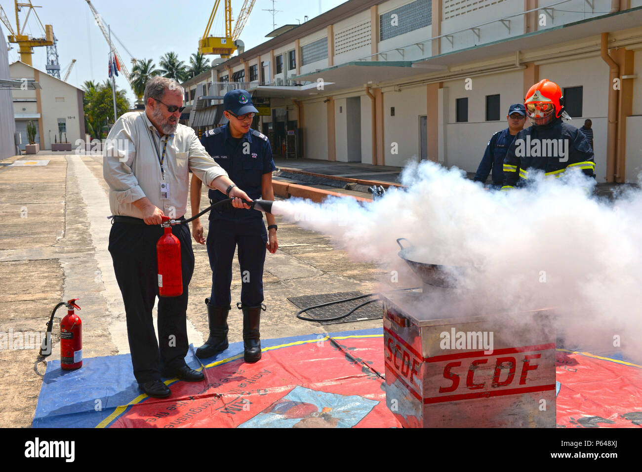 Singapore fire safety hi-res stock photography and images - Alamy
