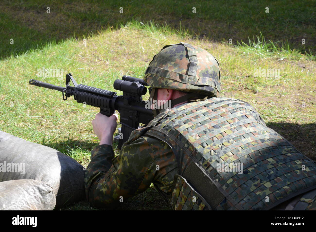 Soldier Prone Position Stock Photos & Soldier Prone Position Stock ...