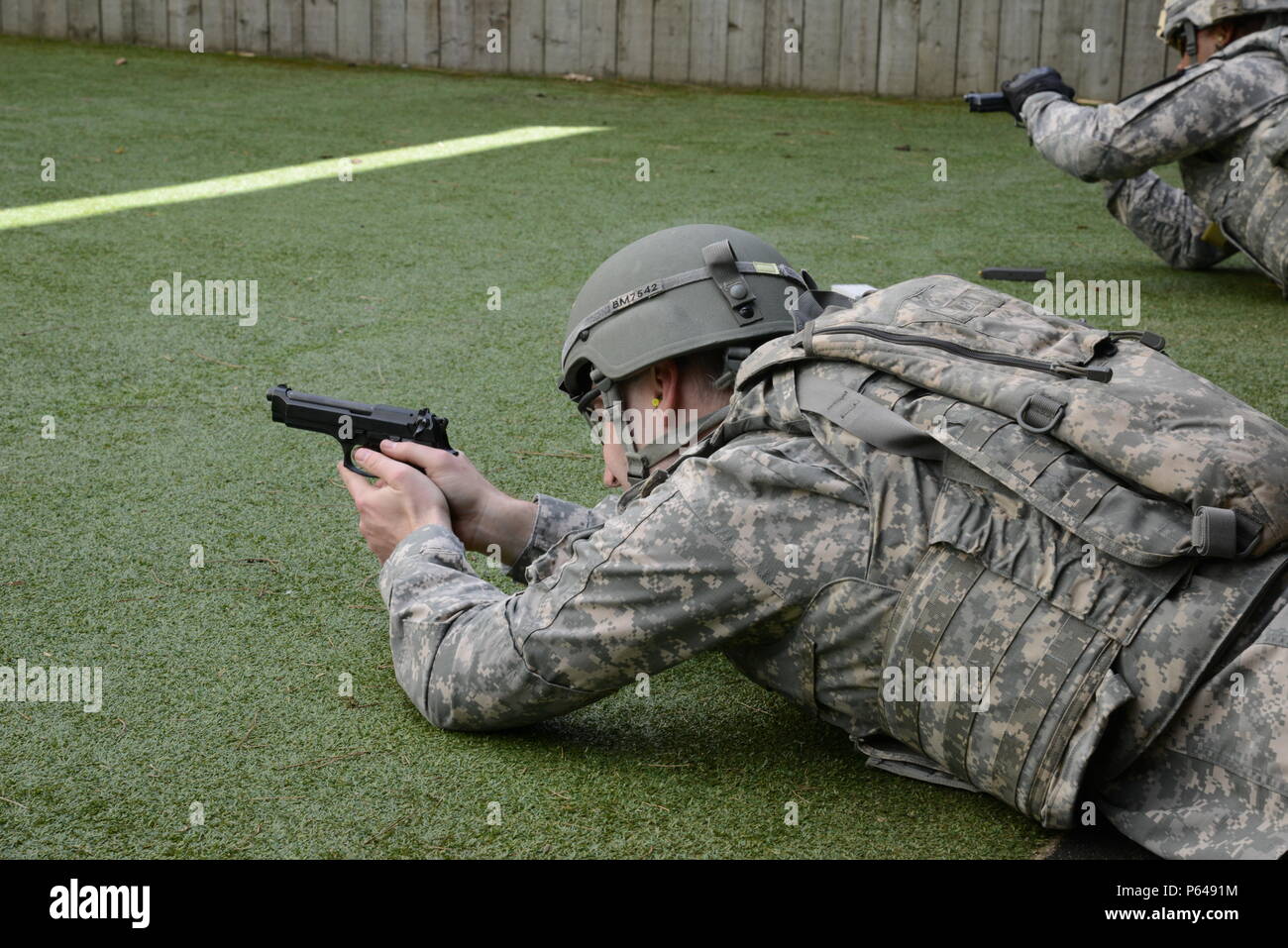 U.S. Army, Sgt. Braum Mohler, Allied Forces North Battalion shoots a 9 ...
