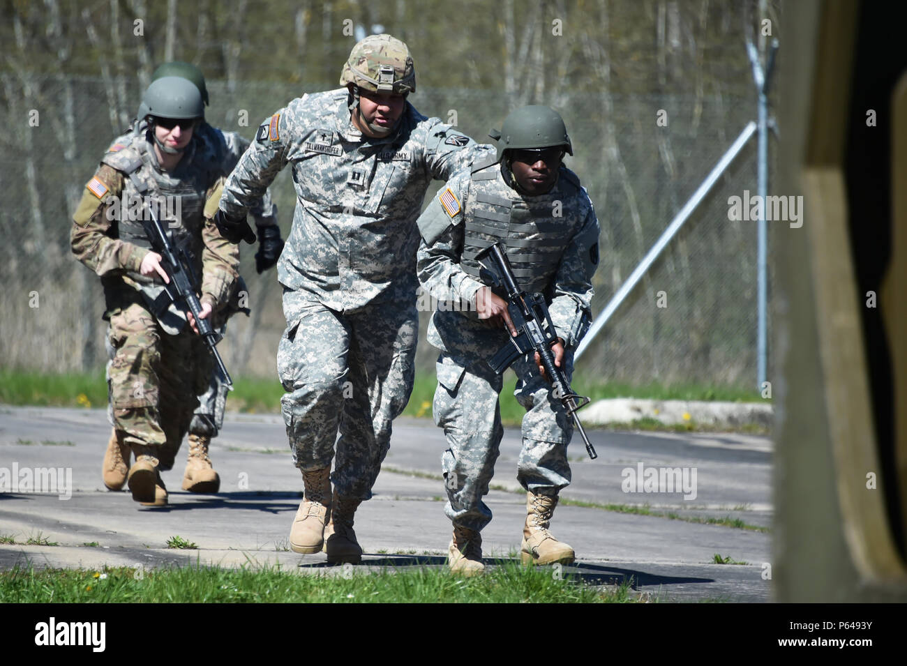 U.S. Army Chaplains and a U.S. Army U.S. Army Chaplains Assistants with ...