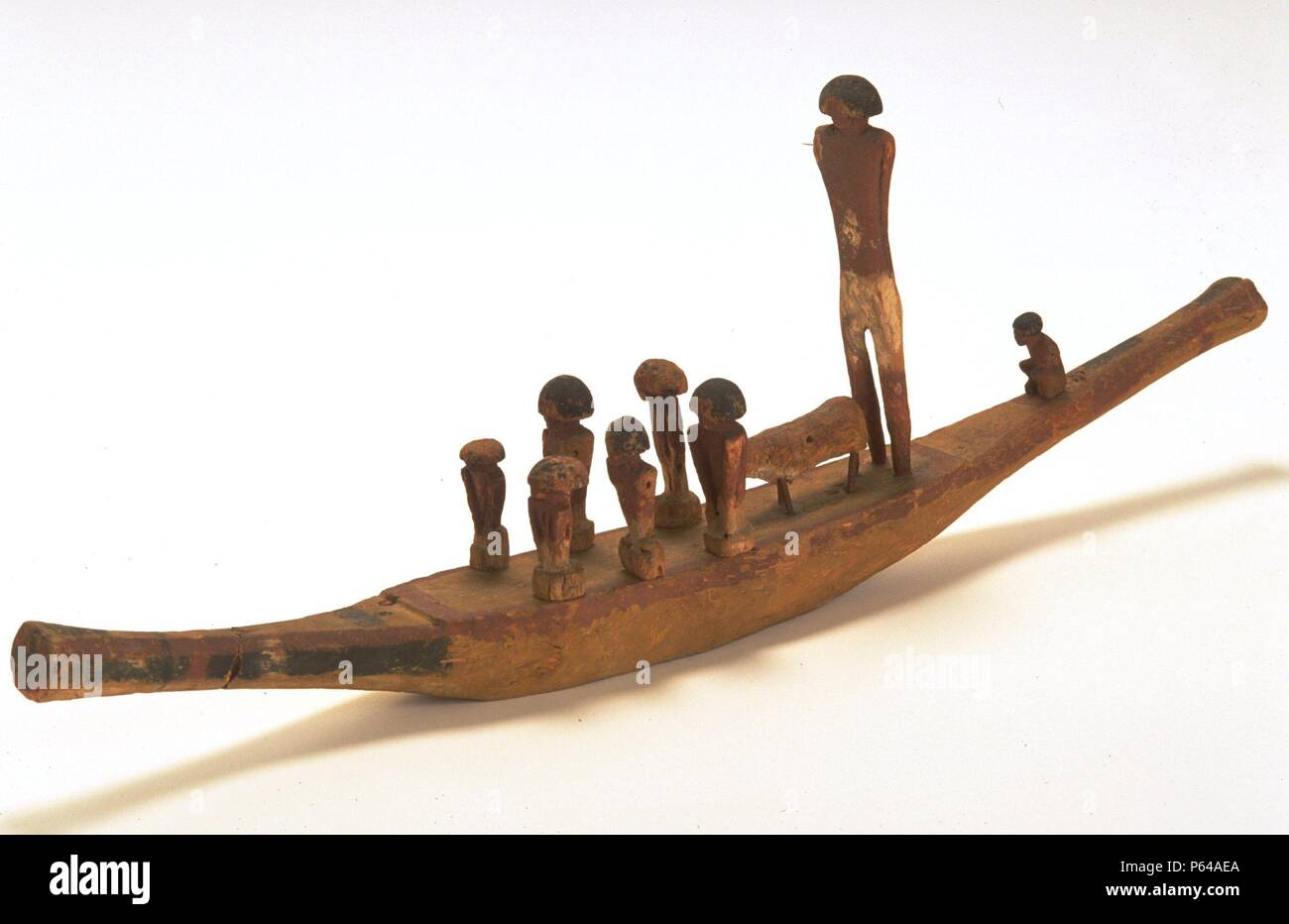 BARCA FUNERARIA. EGIPCIO. (DEPOSITO: MUSEO ARQUEOLOGICO NACIONAL Stock ...