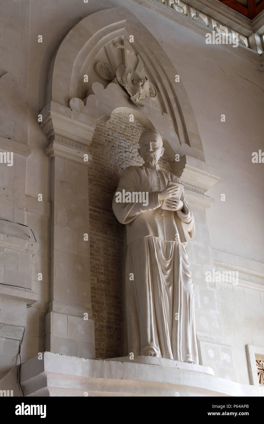 The statue of Joseph Freinademetz, the SVD saint inside the Holy Spirit ...