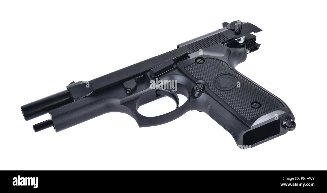 M 9 9mm semi automatic pistol Cut Out Stock Images & Pictures - Alamy