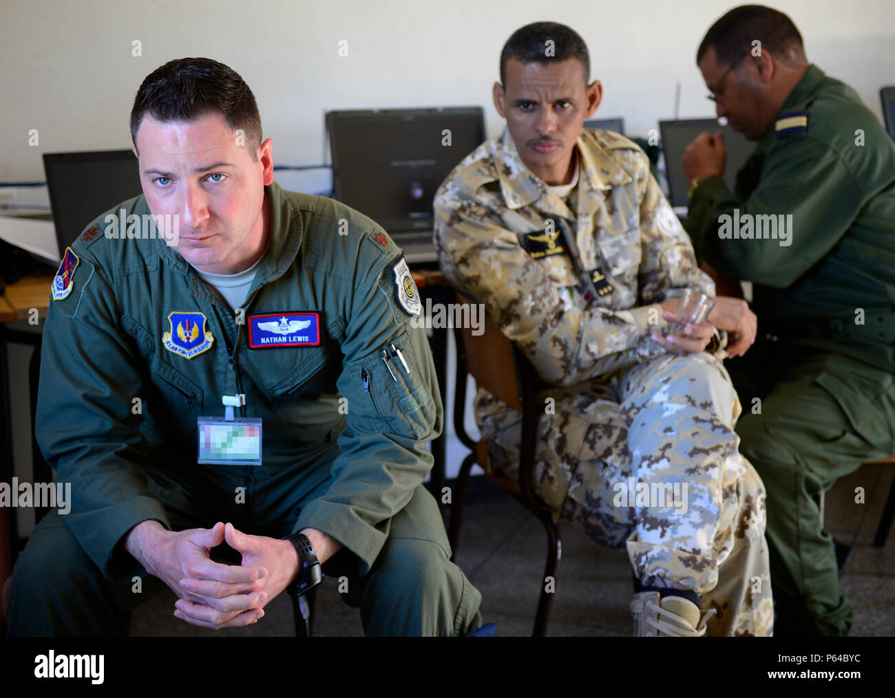 U.S. Air Force Maj. Nathan Lewis, 603rd Air and Space Operations Center ...