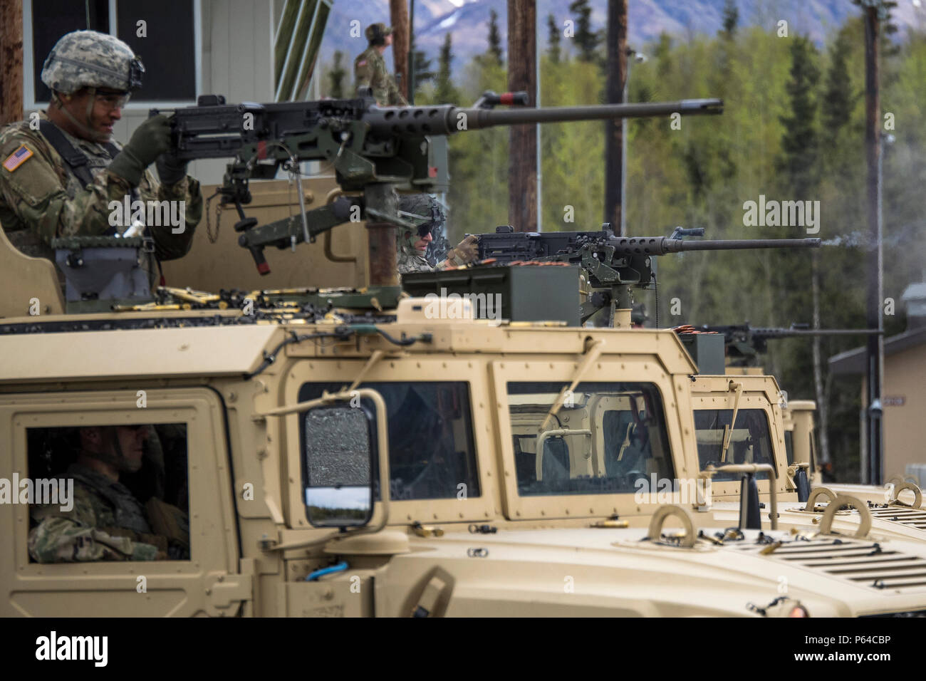 Paratroopers assigned to Apache Troop, 1st Squadron (Airborne), 40th ...