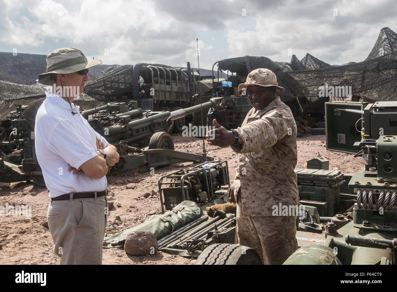 DJIBOUTI, Africa (April 27,2016) --U.S. Marine Sgt. Michael B. Leason ...