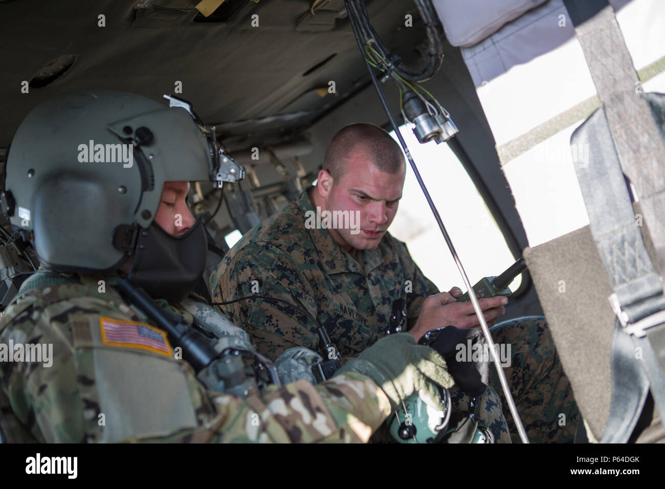 Radio operator of a b 24 hi-res stock photography and images - Alamy