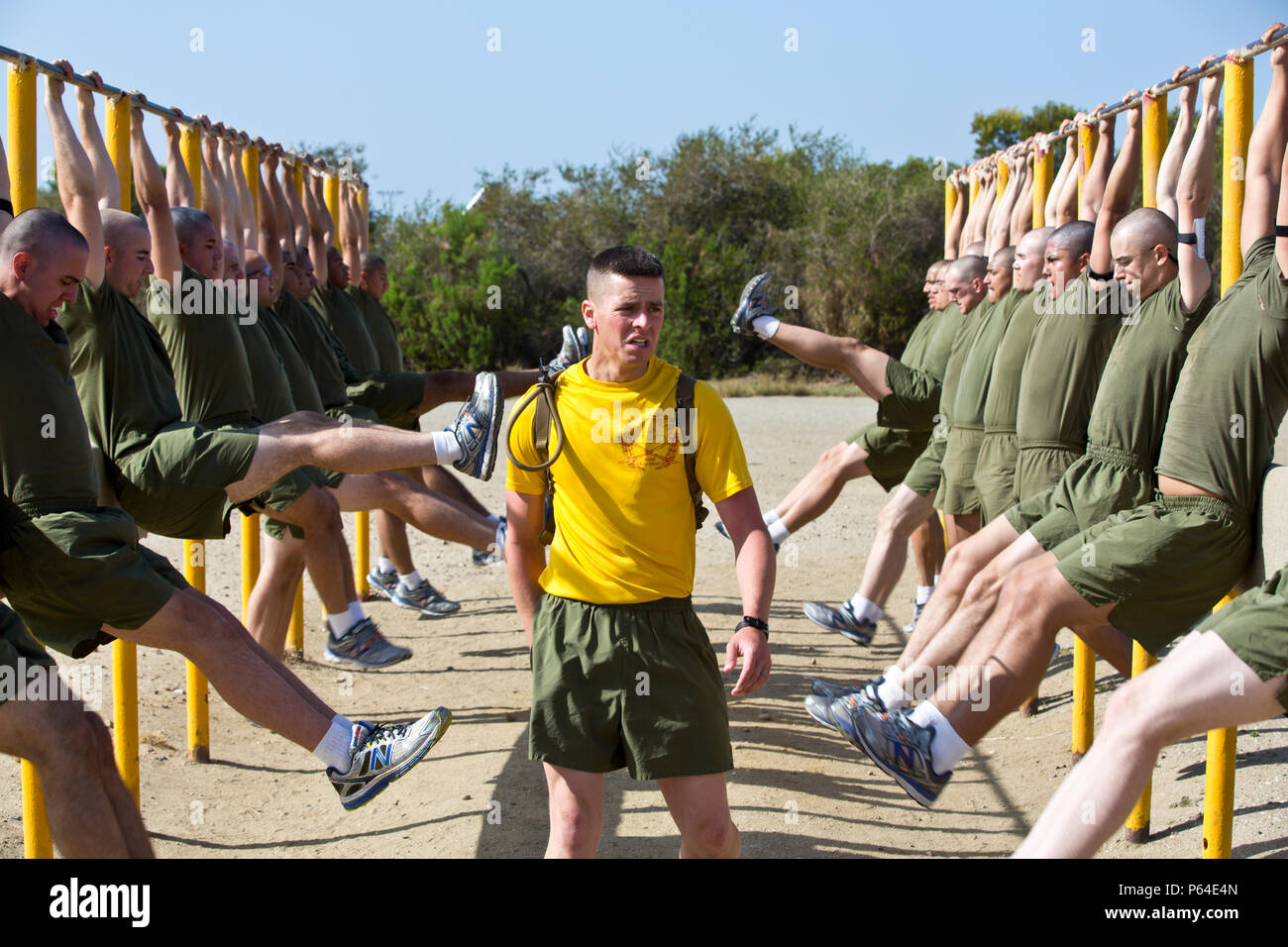 U.S. Marine Corps Sgt. Samuel J. Follett with Company E, 2d Recruit ...