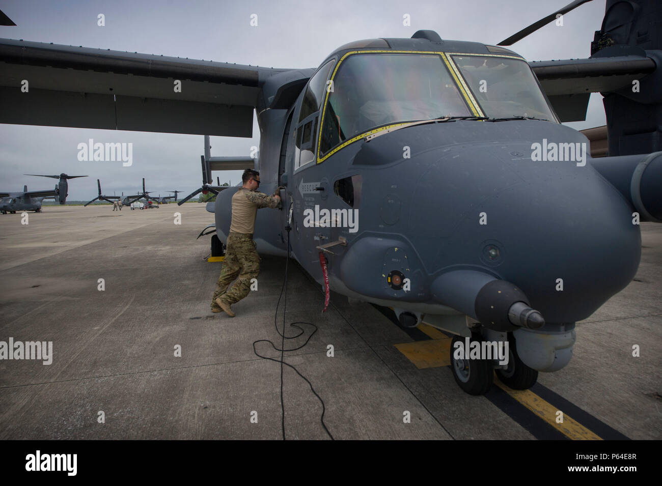 Staff Sgt. Samuel Levander, a flight engineer with the 8th Special ...