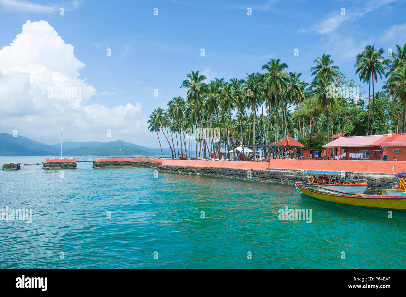 The beautiful landscape of Andaman and the Nicobar Islands in India ...