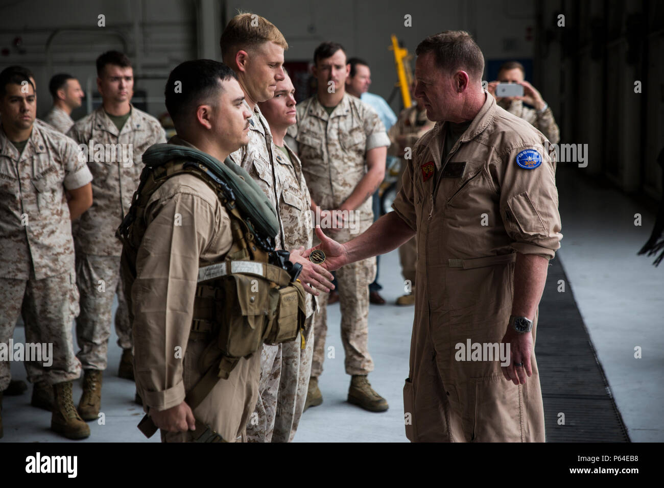 Maj. Gen. William T. Collins, commanding general of 4th Marine Aircraft ...