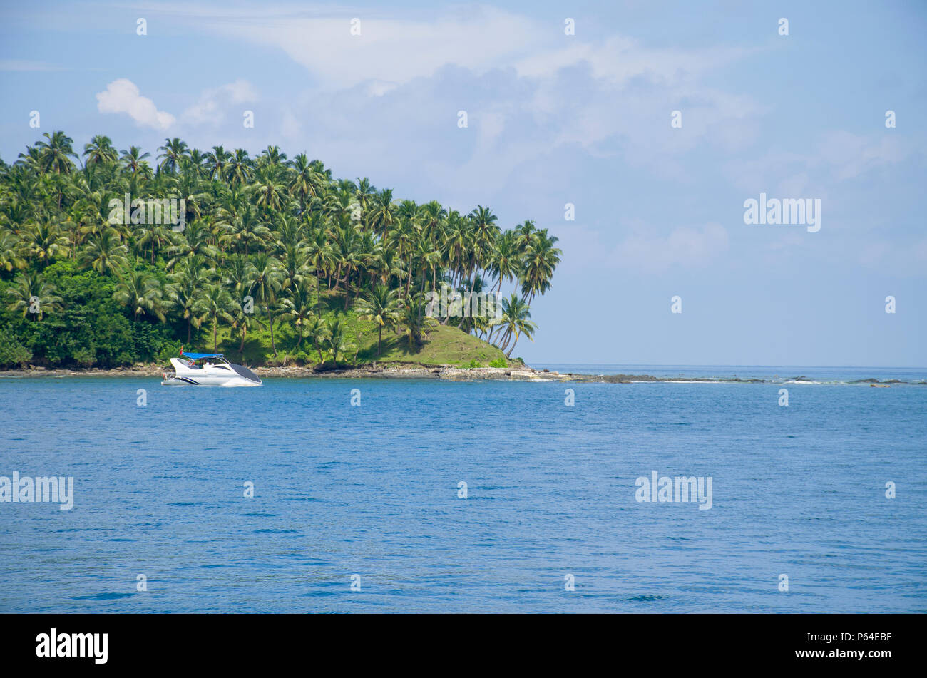The beautiful landscape of Andaman and the Nicobar Islands in India ...