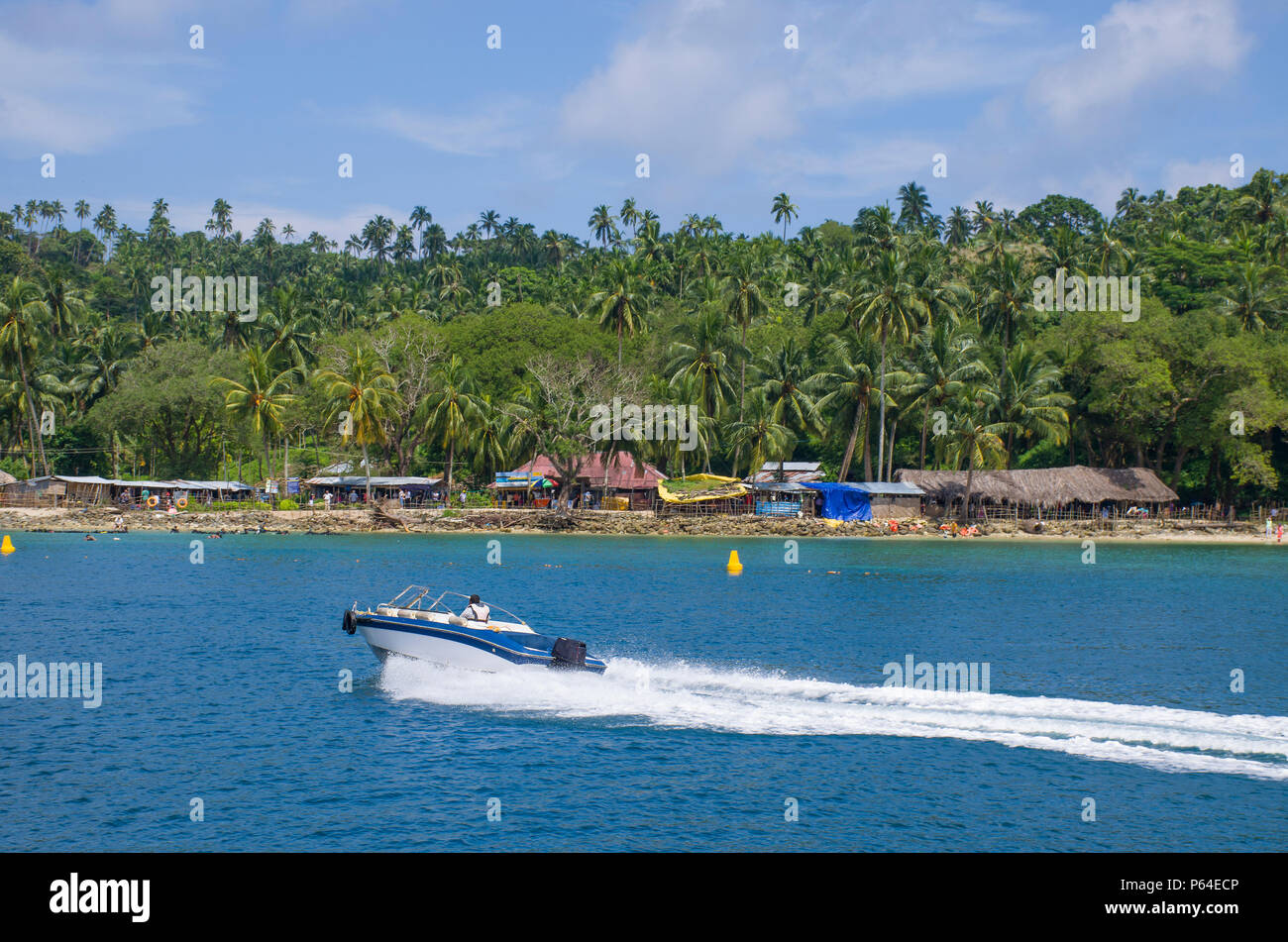 The beautiful landscape of Andaman and the Nicobar Islands in India ...