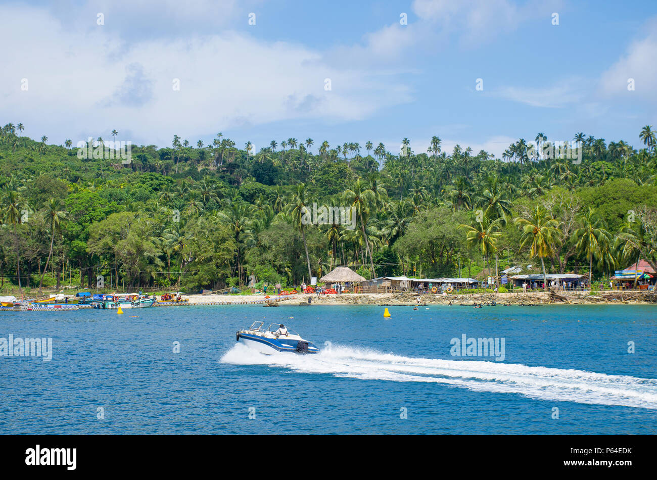 The beautiful landscape of Andaman and the Nicobar Islands in India ...