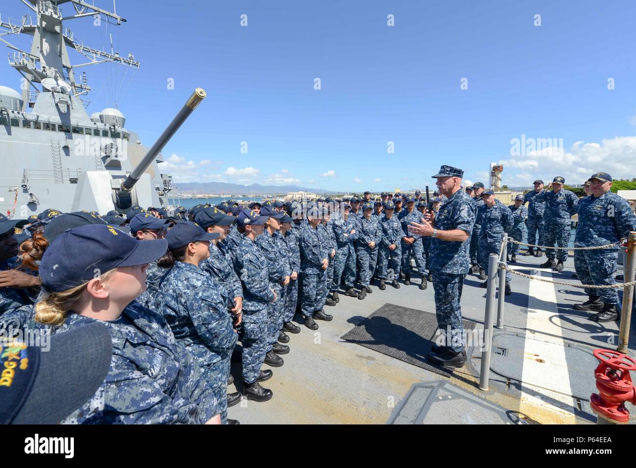 160426-N-FK070-133 PEARL HARBOR (April 26, 2016) Adm. Scott Swift ...