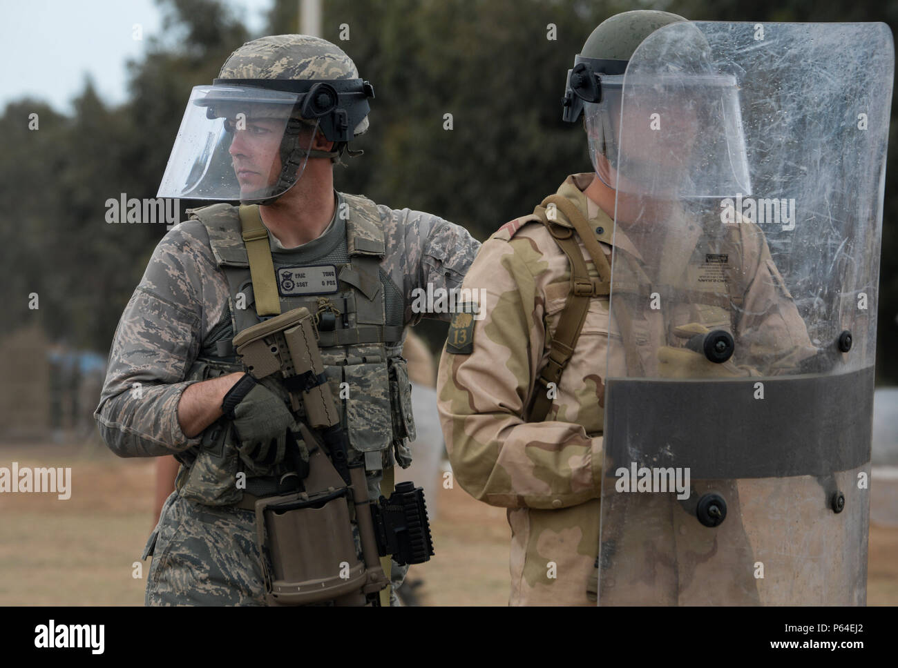 U.S. Air Force Staff Sgt. Eric Tong, 349th Security Forces Squadron ...