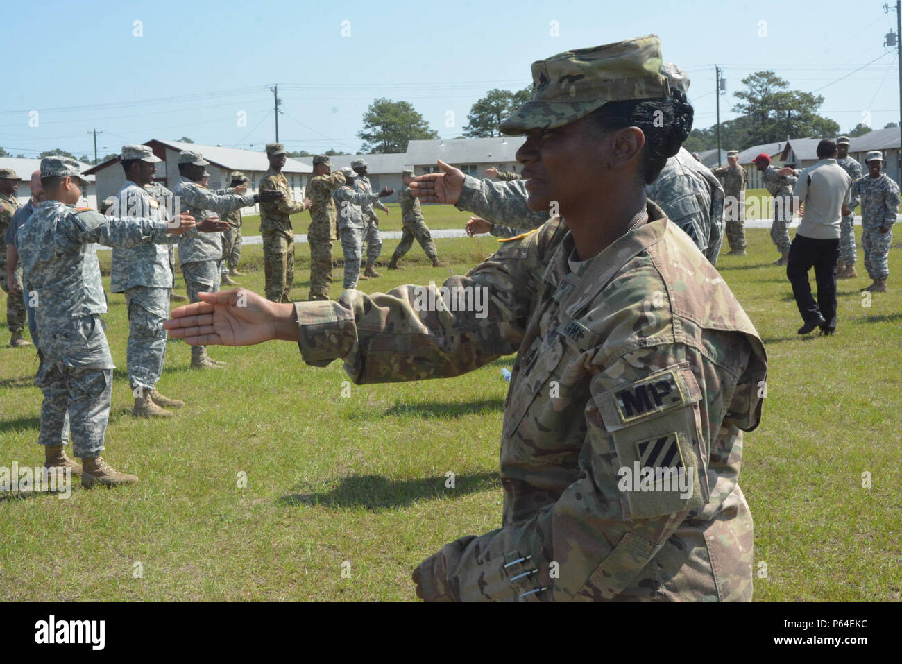 Sgt. 1st Class Andera Hill, assigned to 3rd Infantry Division ...