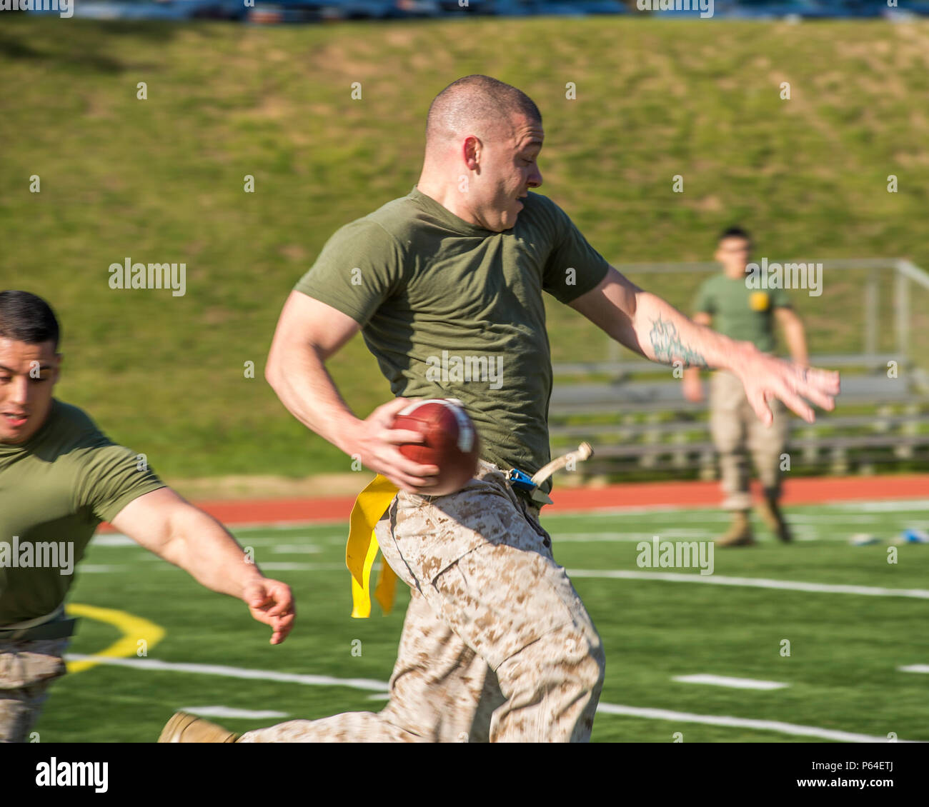 U.S. Marine Corps Sgt. Alex Washington, an admin clerk with Combat ...