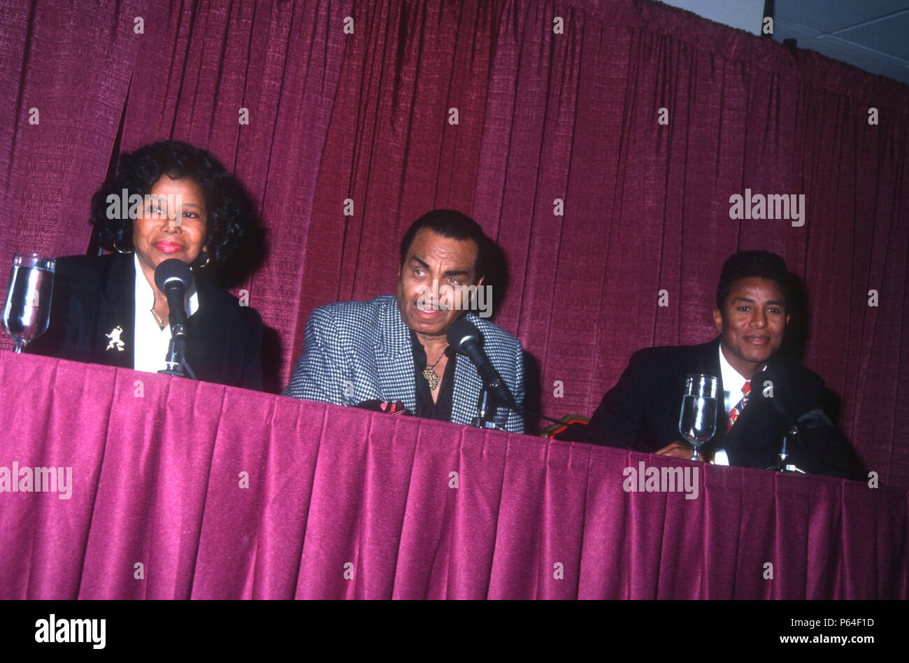 LAS VEGAS, NV - FEBRUARY 19: (L-R) Katherine Jackson, Joe Jackson and ...