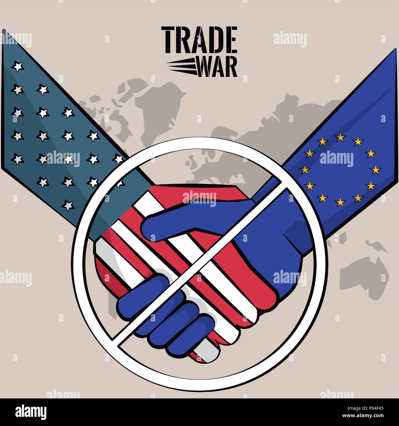 United states trade tariffs Stock Vector Images - Alamy