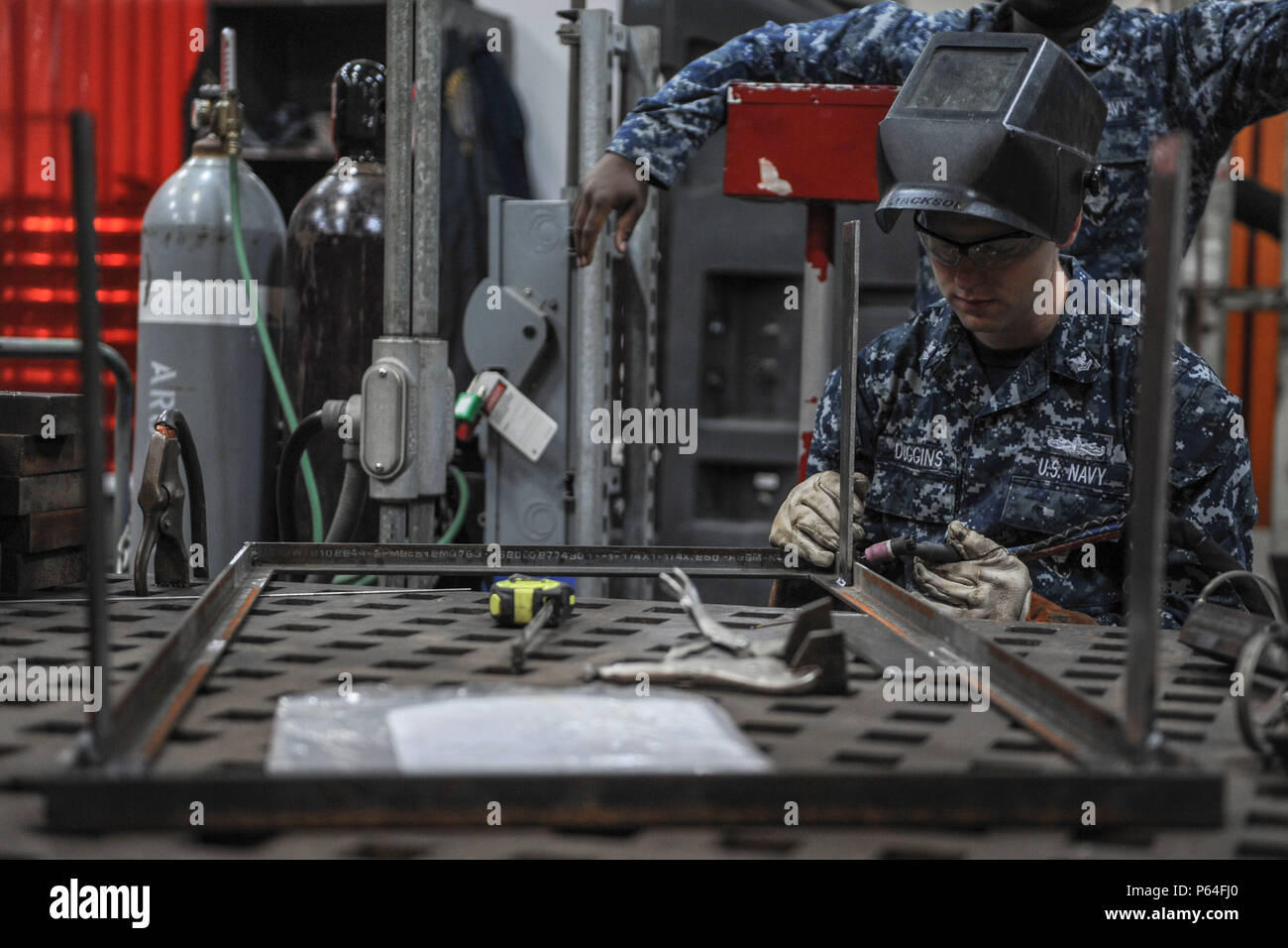 Naval ship engine maintenance hi-res stock photography and images - Alamy
