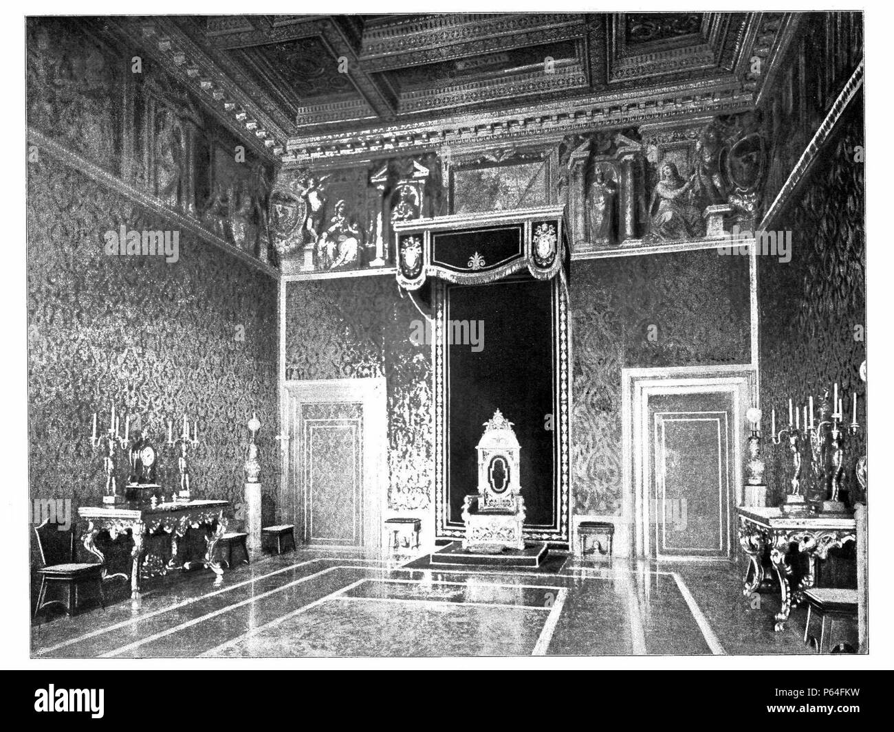 Throne Room Black and White Stock Photos & Images - Alamy