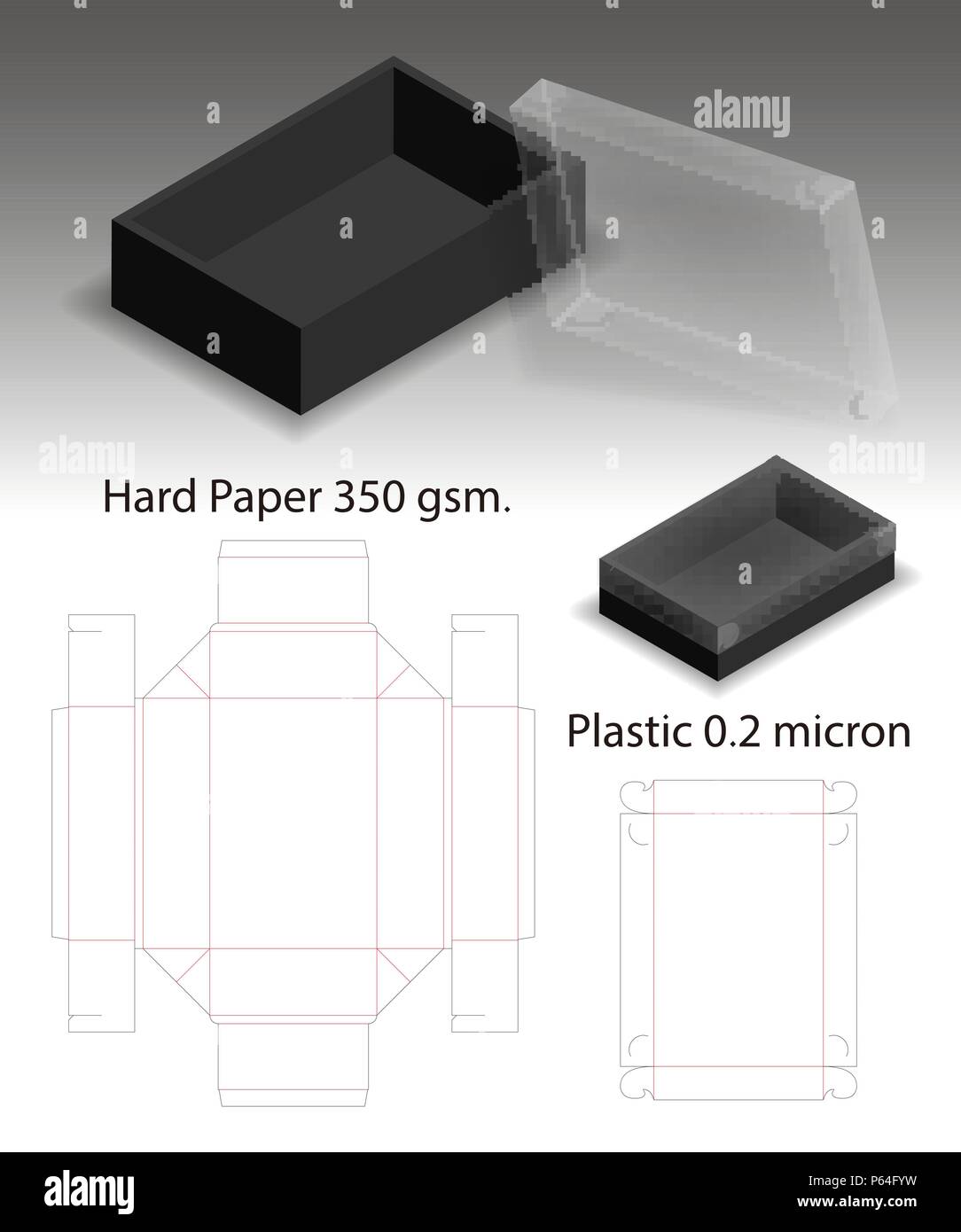 Close up plastic container Stock Vector Images - Alamy