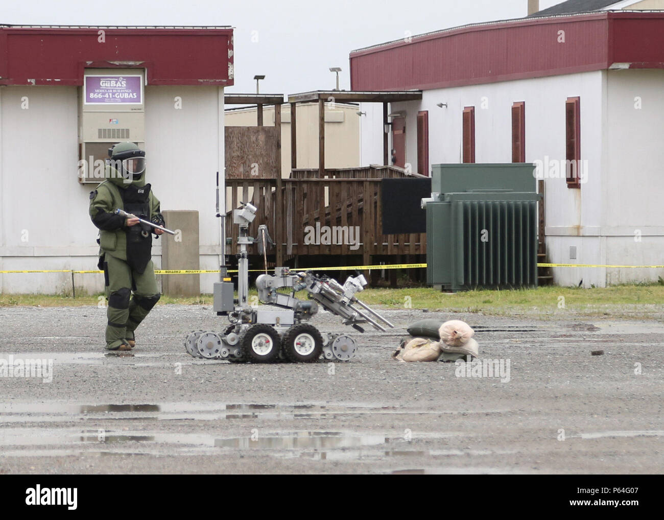 Explosive ordnance disposal mobile unit eodmu six hi-res stock ...
