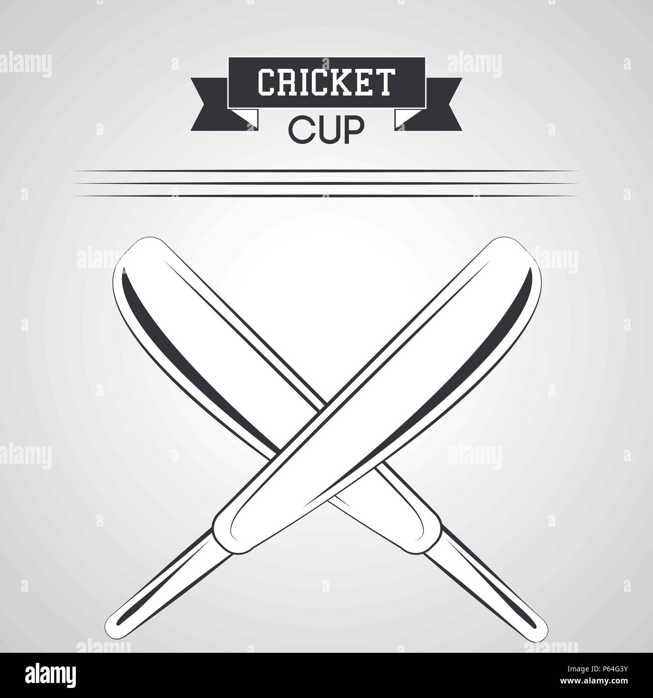 Cricket sport cup Stock Vector Image & Art - Alamy