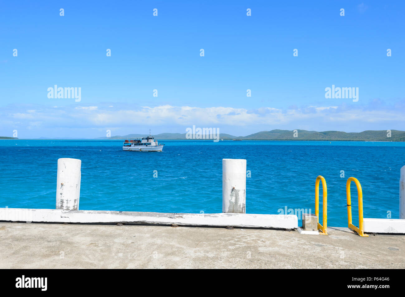 Tourist boat at Thursday Island, Torres Strait Islands, Far North ...