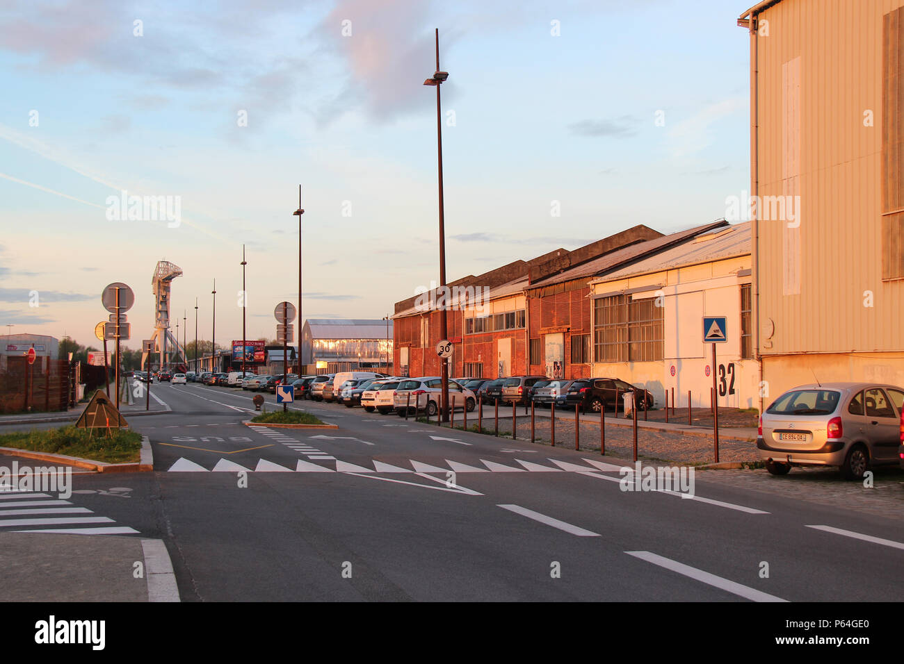 Urban landscape in Nantes (France Stock Photo - Alamy
