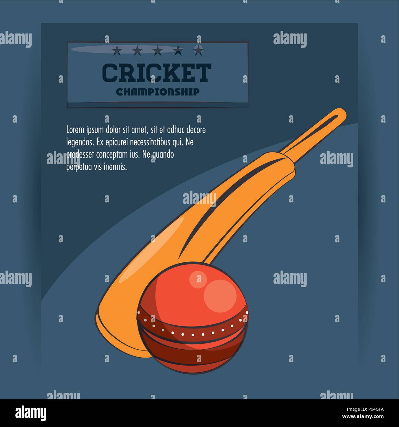 Cricket championship game Stock Vector Image & Art - Alamy