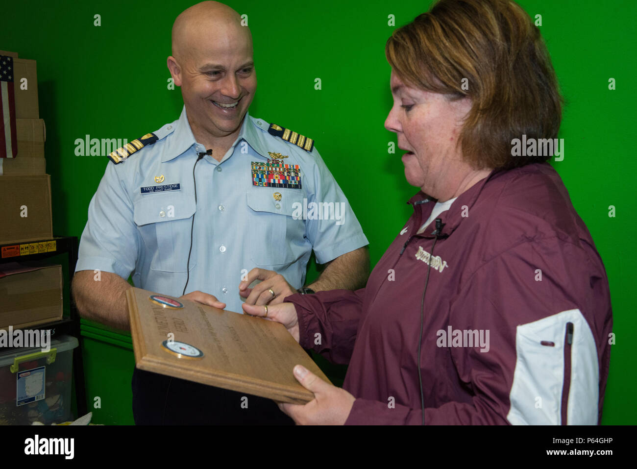 Capt. Todd Prestidge, commanding officer of Coast Guard Training Center ...
