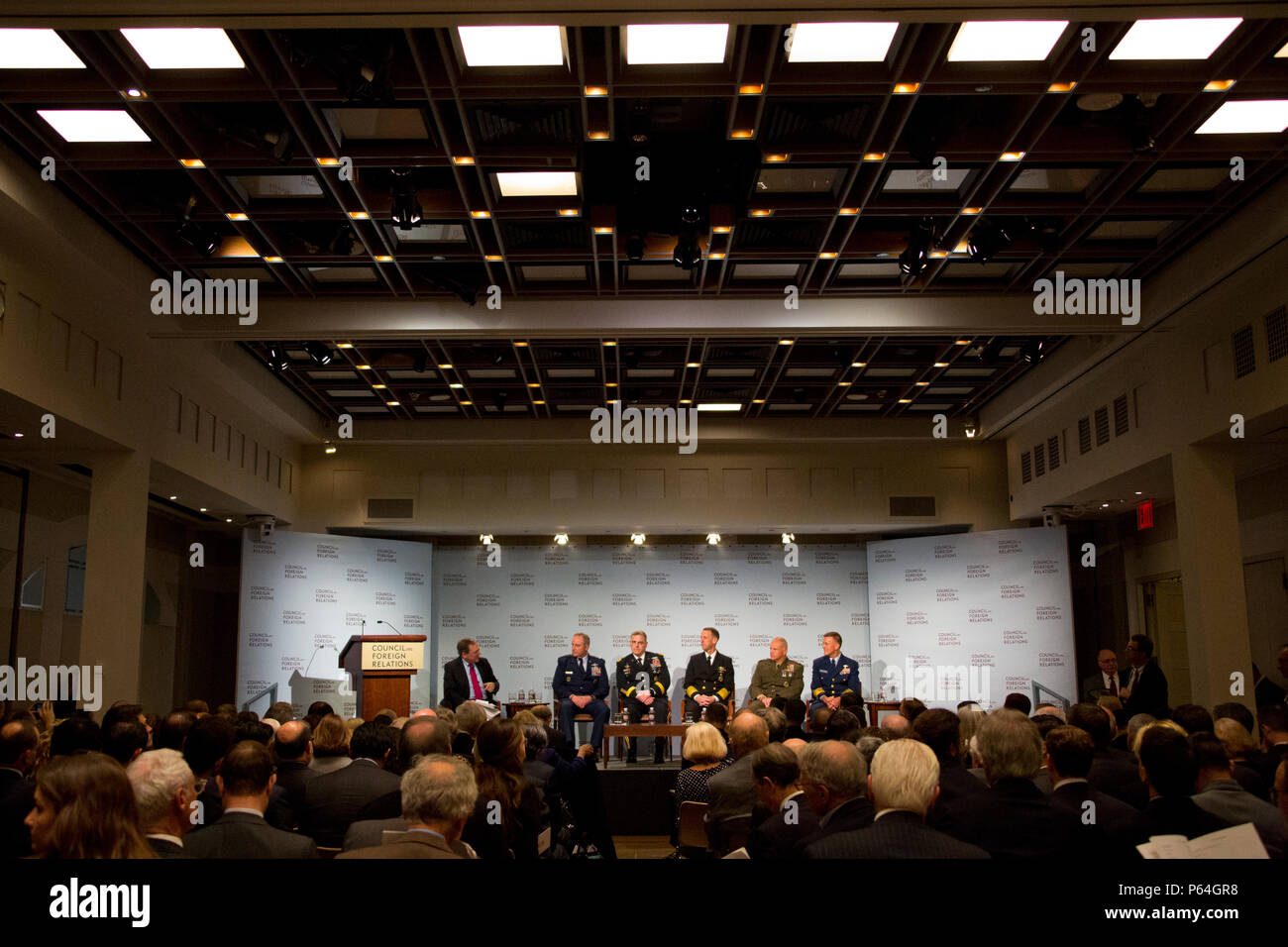 From left, David E. Sanger, a New York Times national security ...