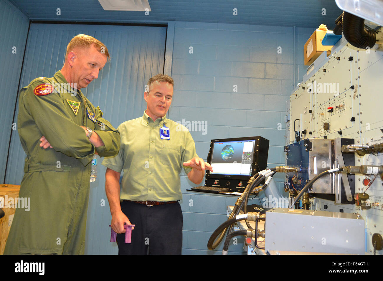 Electronic consolidated automated support system hi-res stock ...