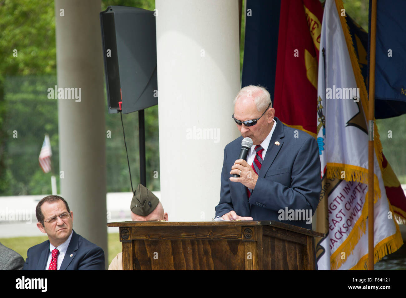 Retired U.S. Marine Corps Col. William H. Keller III, guest speaker ...