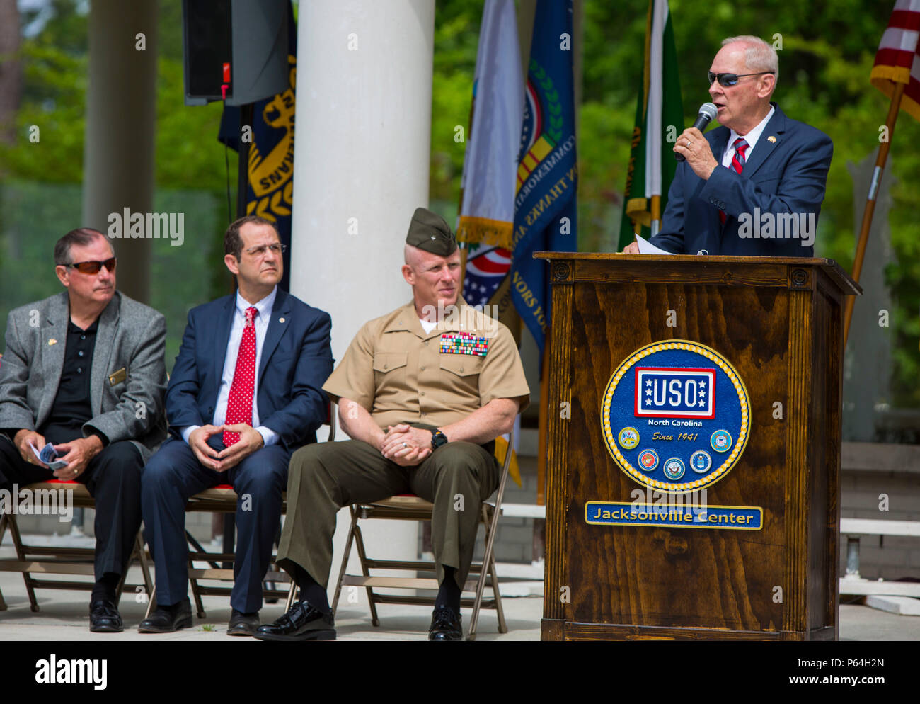 Retired U.S. Marine Corps Col. William H. Keller III, guest speaker ...