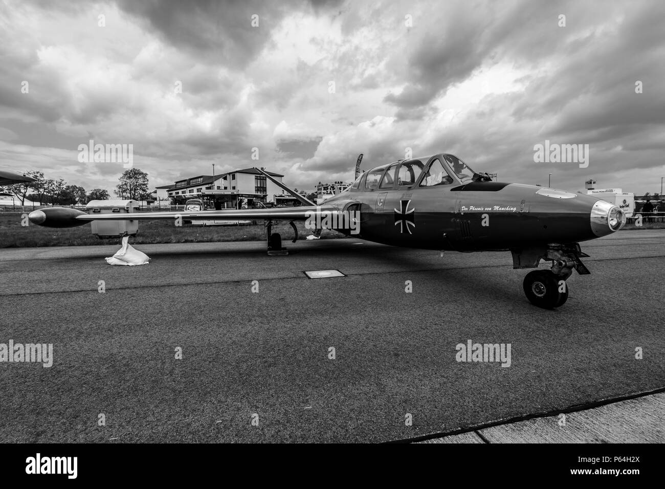 Fouga cm 170 magister Black and White Stock Photos & Images - Alamy
