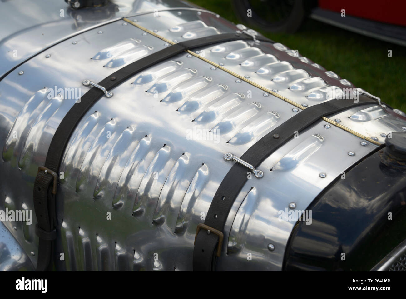 Bonnet detail, louvres, of vintage Austin Seven Stock Photo - Alamy