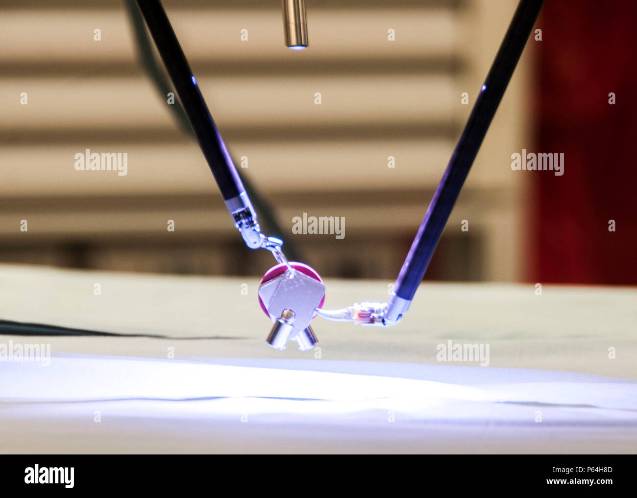 Small articulating instruments demonstrate the precision and strength ...