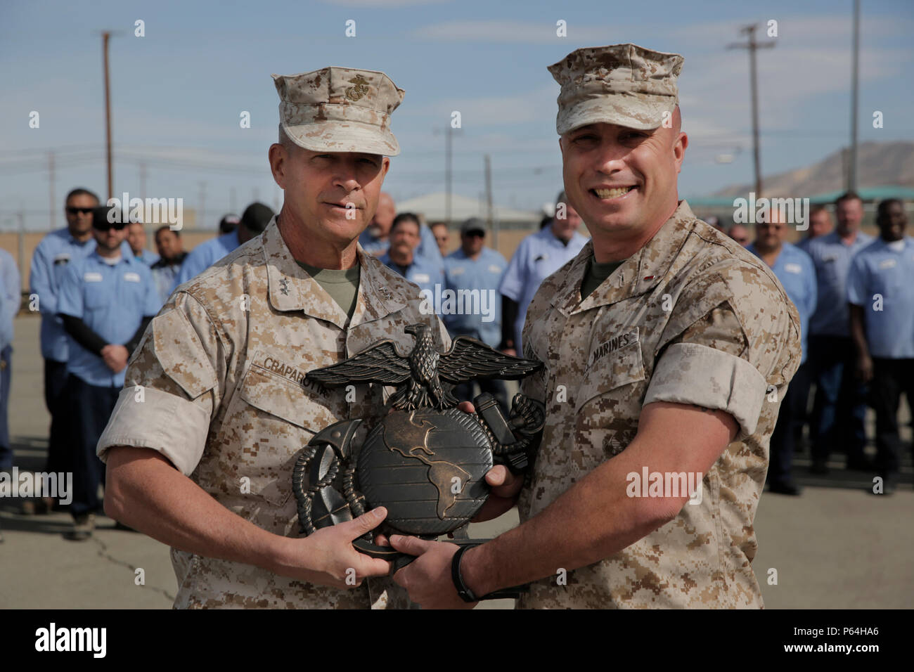 Maj. Gen. Lewis A Craparotta, Combat Center Commanding General presents ...