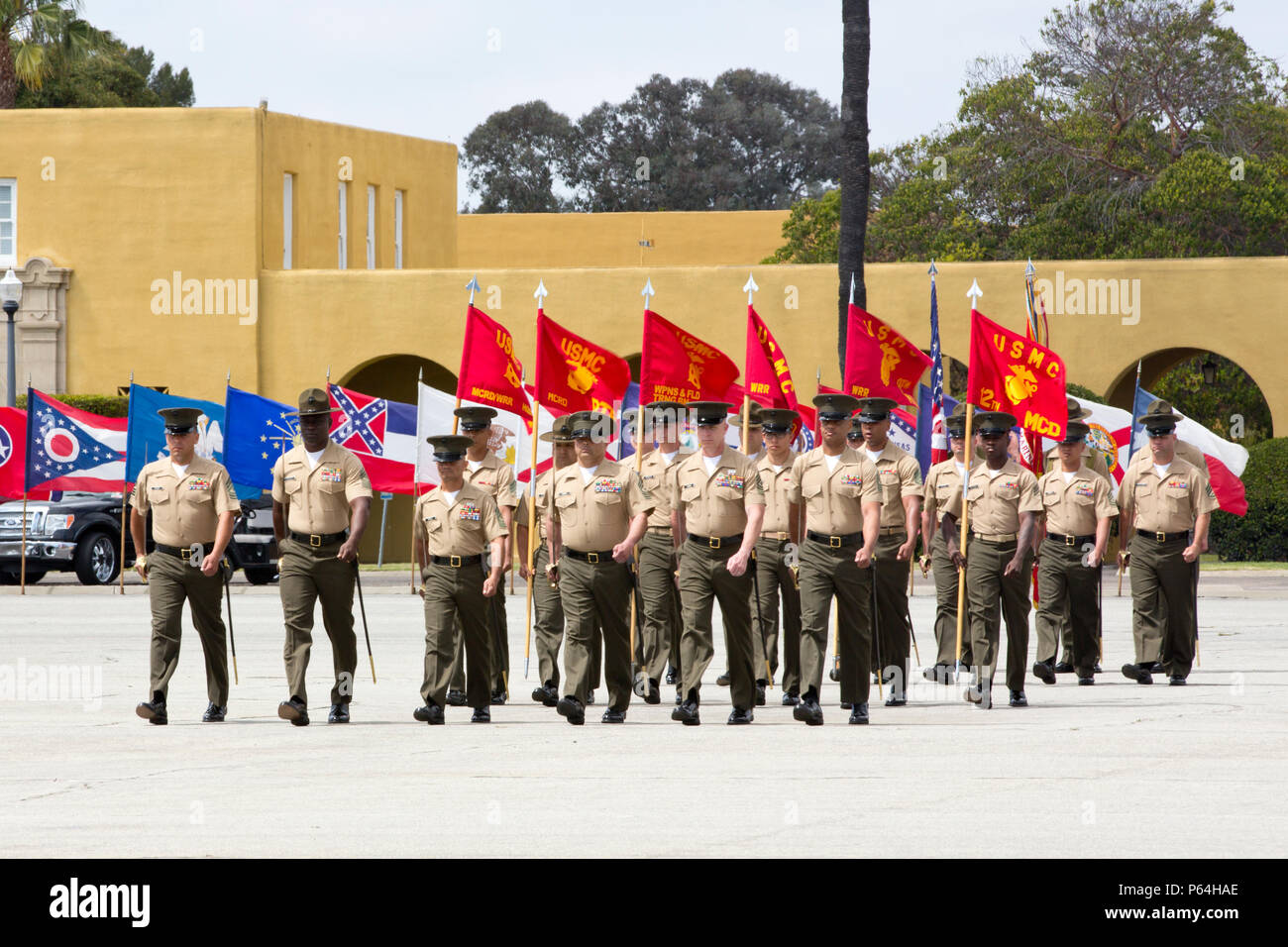 U.S. Marines with Marine Corps Recruit Depot (MCRD) San Diego and the ...