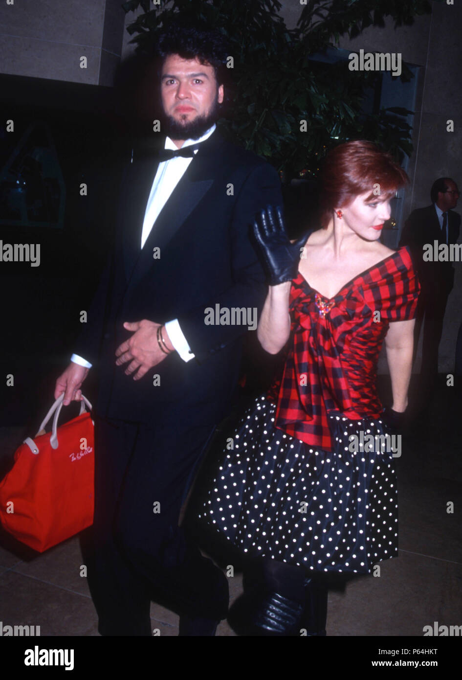 Priscilla presley with marco garibaldi hi-res stock photography and ...