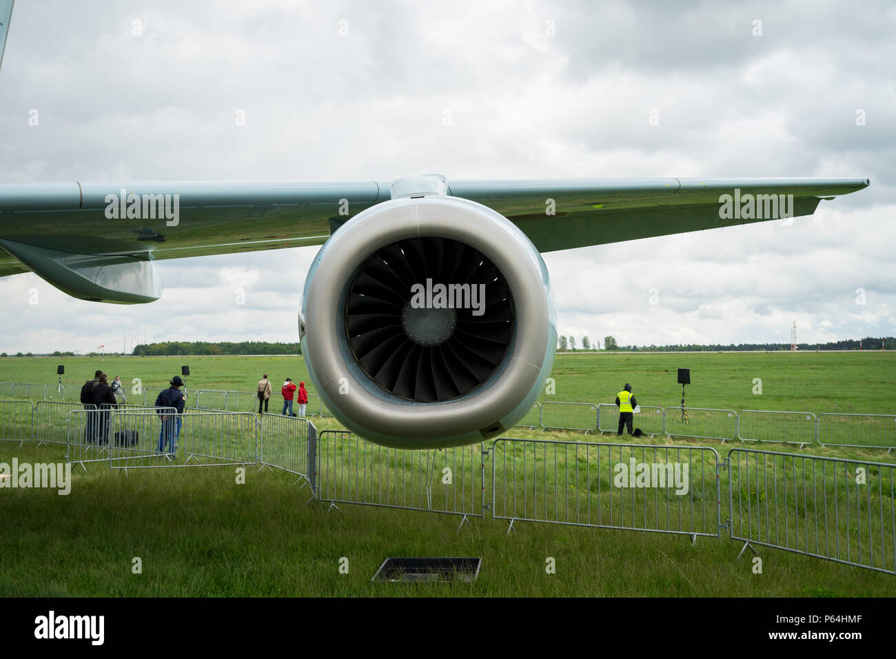 Turbofan IHI Corporation F7 of the maritime patrol aircraft Kawasaki P ...