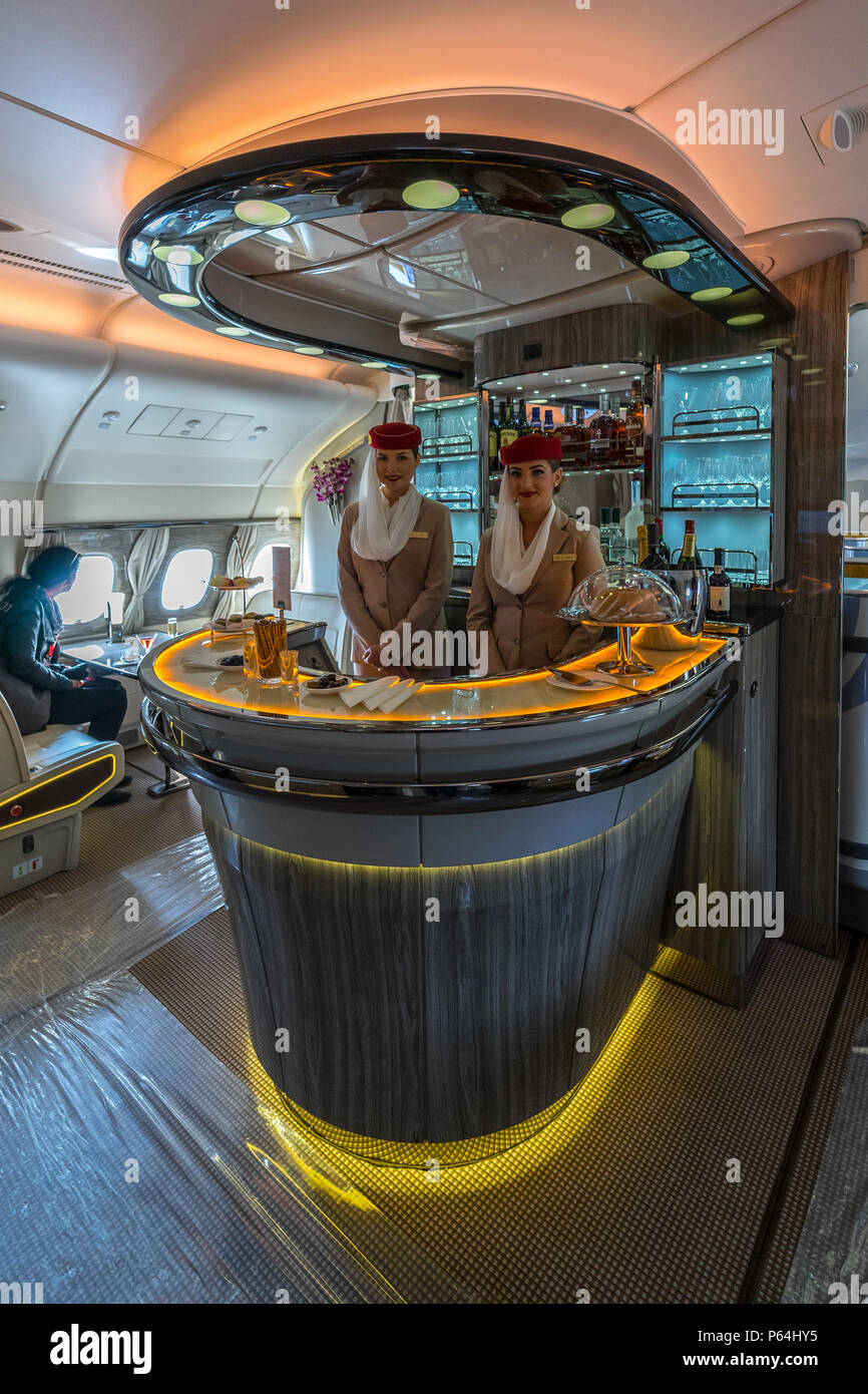 Emirates A380 First Class Bar