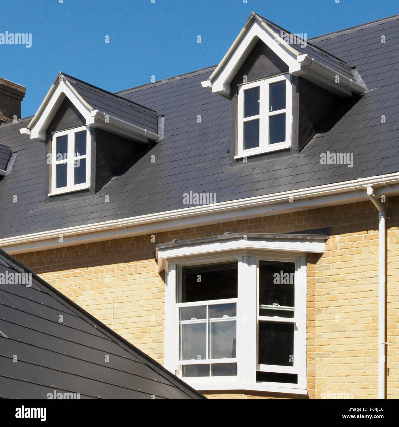 Modern home built with rooms in the roof section, Ipswich, Suffolk, UK ...